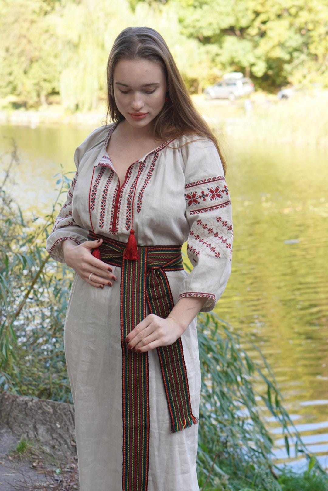 Krajka Length 3m Hutsul Belts Krayka Cossack Woven Sash Belt Hippie ...