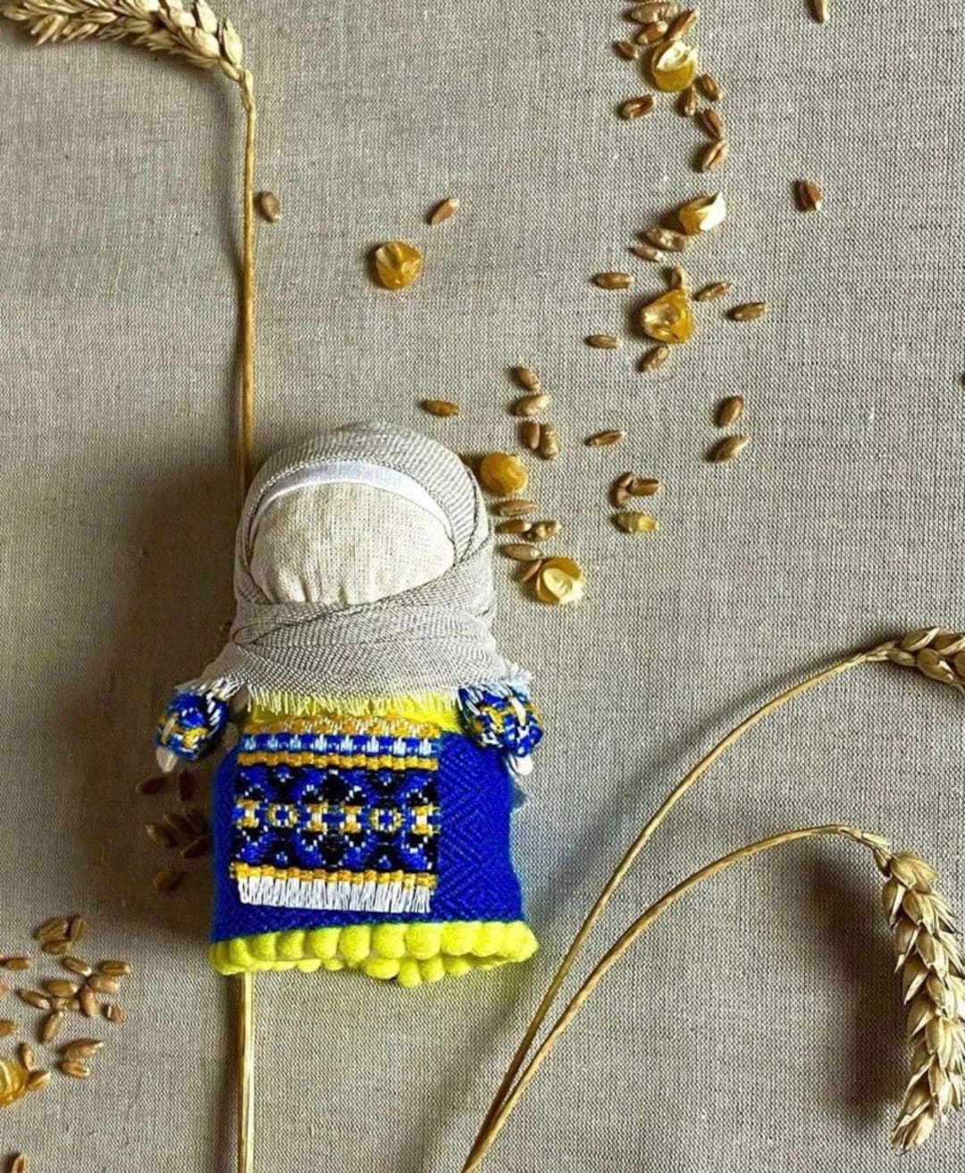 UNIQUE Motanka Doll Wealth Handmade Gift Small Doll is Filled With a ...