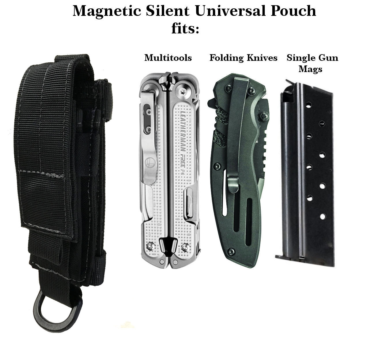 Miles MOLLE Multi-tool Pouch With Magnetic Closure - Etsy