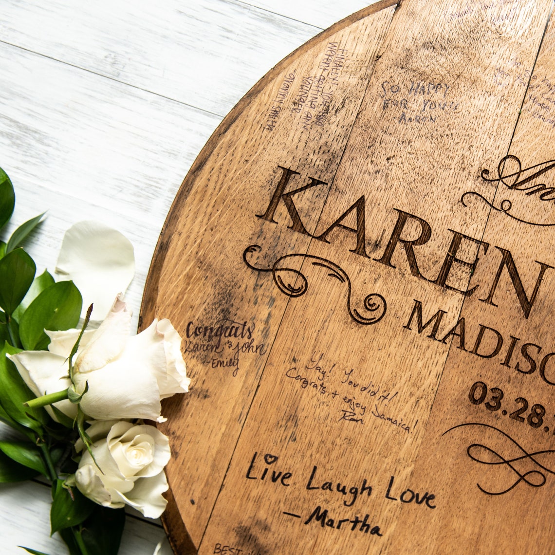 Unique Personalized Family Name Sign-jack Daniels Whiskey Barrel Head ...