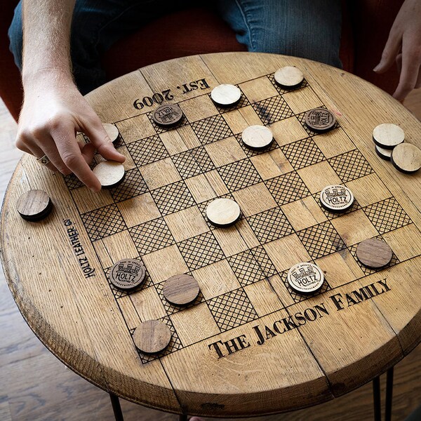 Whiskey Barrel Table - Etsy