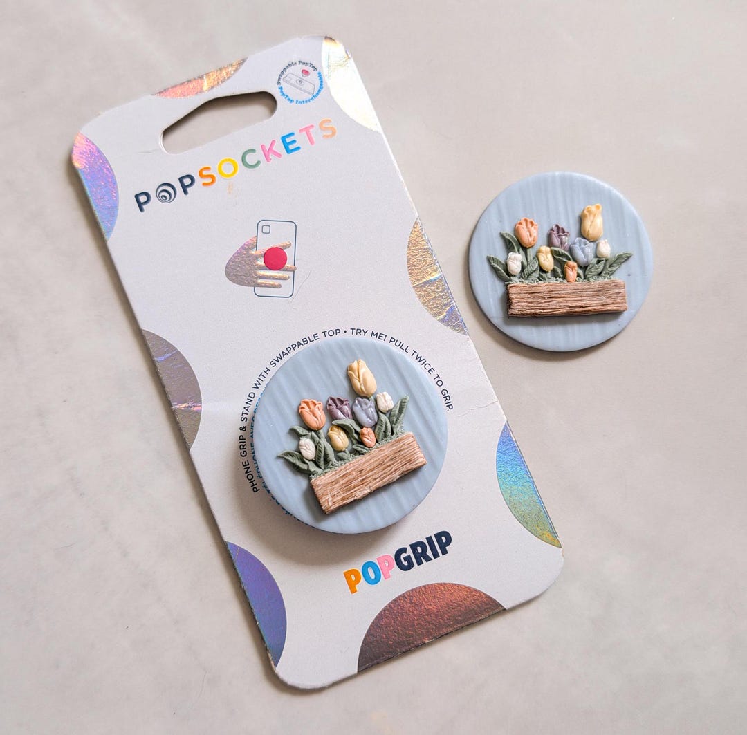 Tulip Planter Authentic Popsocket™ Popgrip Phone Grip - Expanding Stand ...