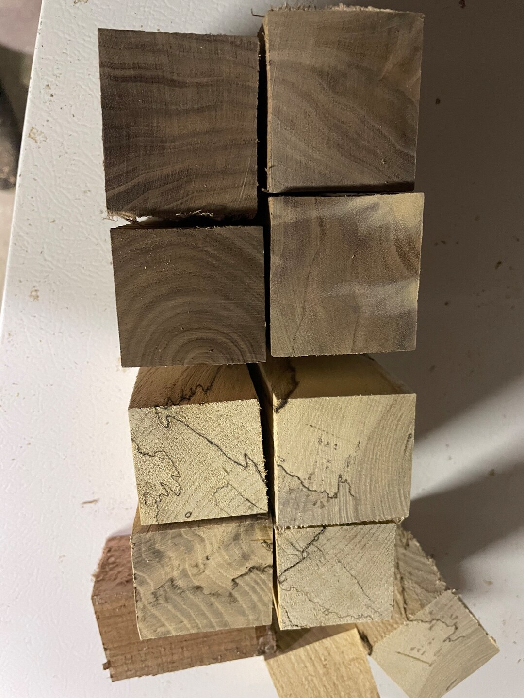 Walnut,& Hackberry ,assortment 2x2x4 Wood Turning Lathe Duck Call Blank ...