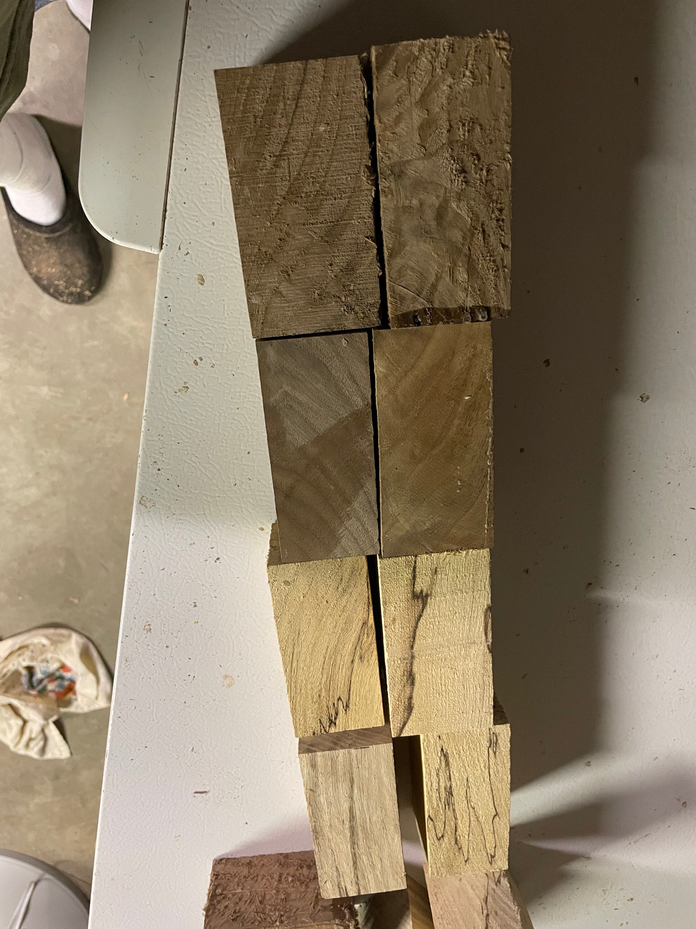 Walnut,& Hackberry ,assortment 2x2x4 Wood Turning Lathe Duck Call Blank ...