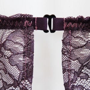 Purple Lace Bralette - Etsy