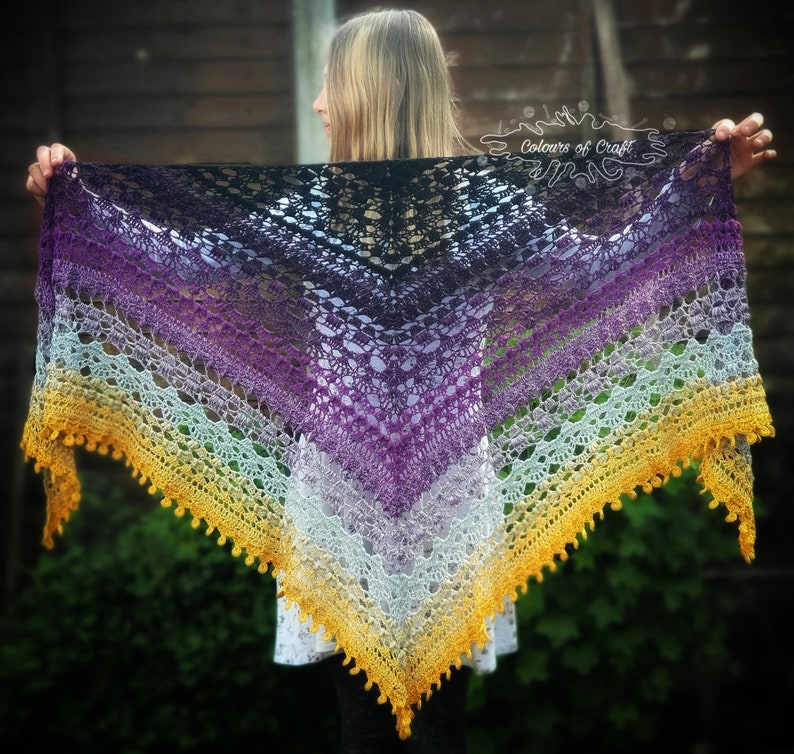 Soleil PATTERN Crochet Shawl Pattern Womens Shawl Pattern - Etsy