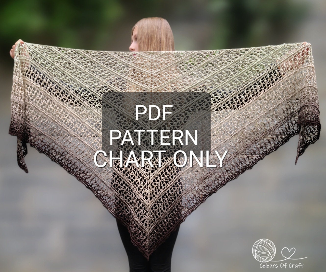Cornwall Dream PATTERN, Crochet Shawl Pattern, Womens Shawl Pattern ...