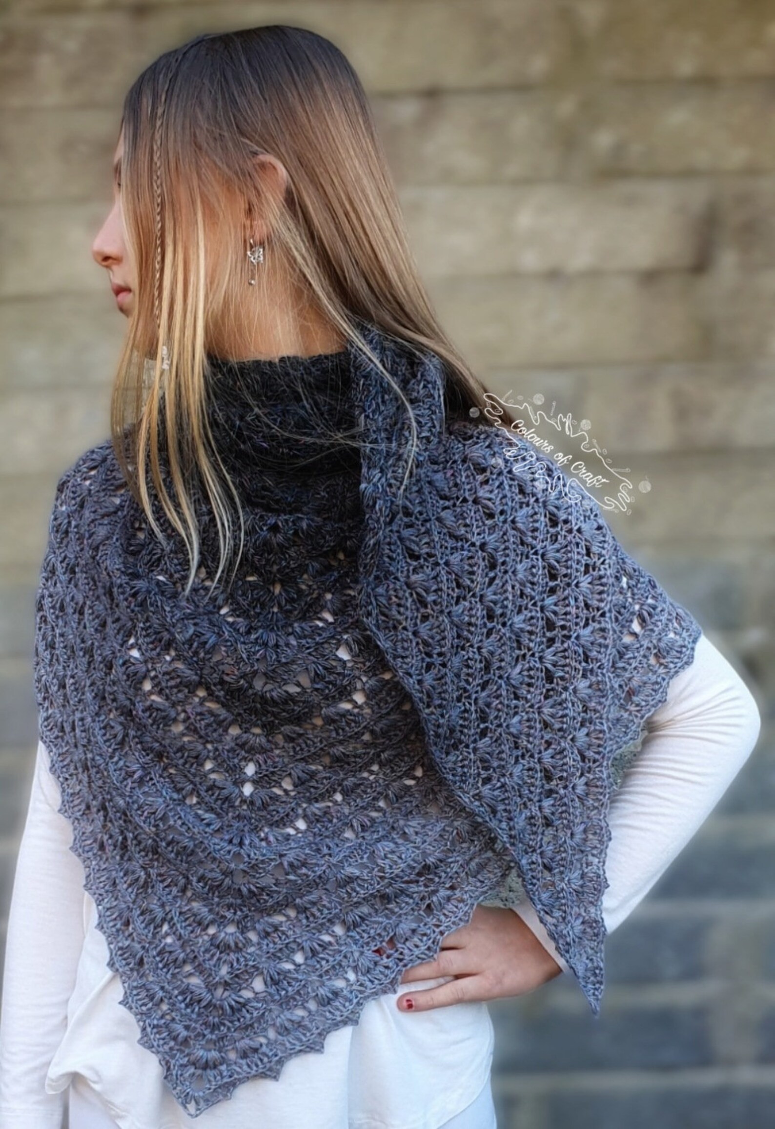 Mirage PATTERN, Crochet Shawl Pattern, Womens Shawl Pattern, Crochet ...