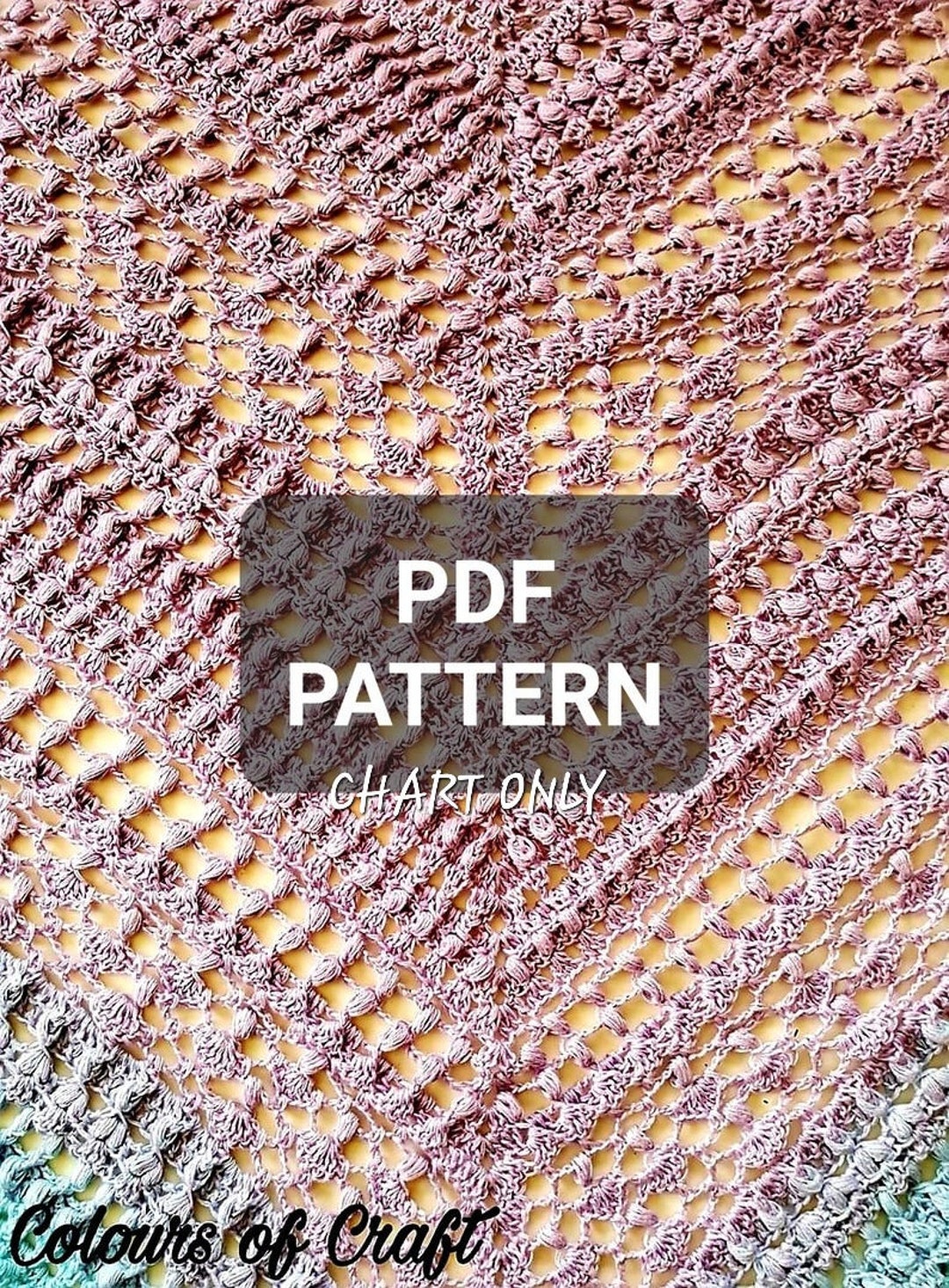 Luna Pearls PATTERN Crochet Shawl Pattern Womens Shawl - Etsy