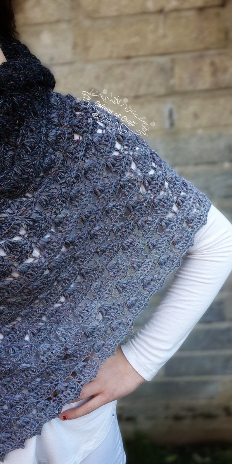 Mirage PATTERN, Crochet Shawl Pattern, Womens Shawl Pattern, Crochet ...