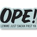 Ope Sticker, Ope Decal, Midwest Decal, Laptop Sticker, Water Bottle ...
