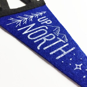 Up North Mini Banner, up North Sign, up North Decor, Cabin Decor ...