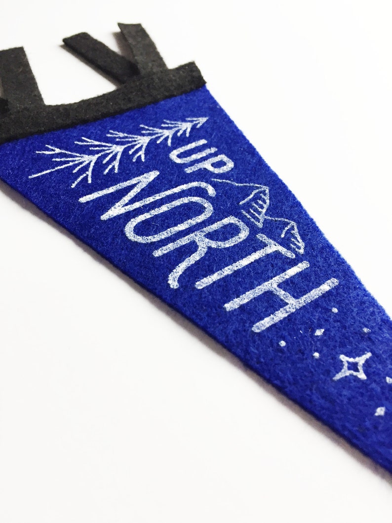 Up North Mini Banner up North Sign up North Decor Cabin - Etsy