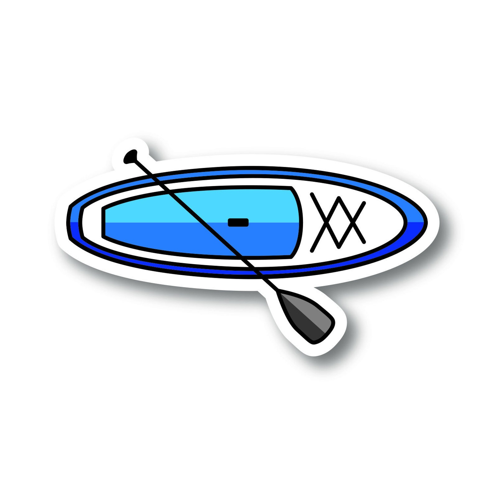 SUP Sticker Stand up Paddle Board Lake Life Cooler Sticker - Etsy