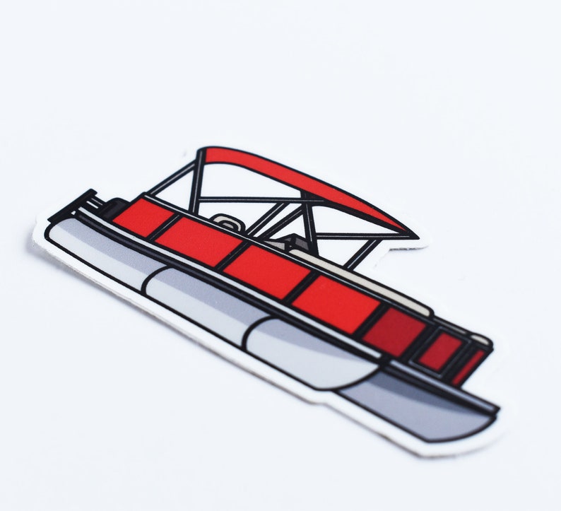 Pontoon Sticker Pontoon Boat Pontoon Captain Pontoon Decal | Etsy