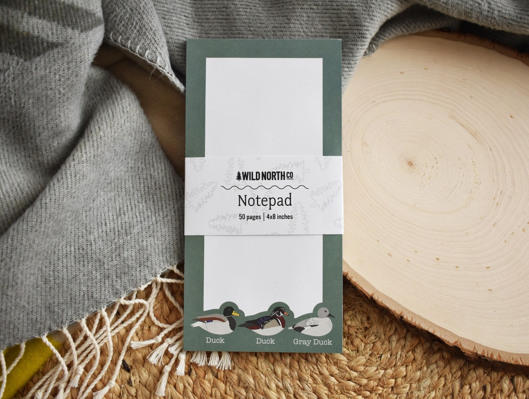 Gray Duck Notepad, Duck Duck Gray Duck, Grey Duck, Minnesota Notepad ...