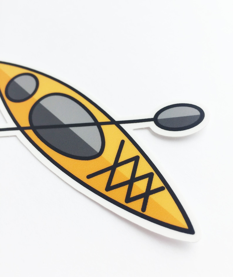 Kayak Sticker Adventure Outdoor Gift Water Bottle Sticker | Etsy
