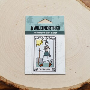 The Ranger Tarot Card Sticker, Hiking Sticker, Gift for Hiker, Park ...