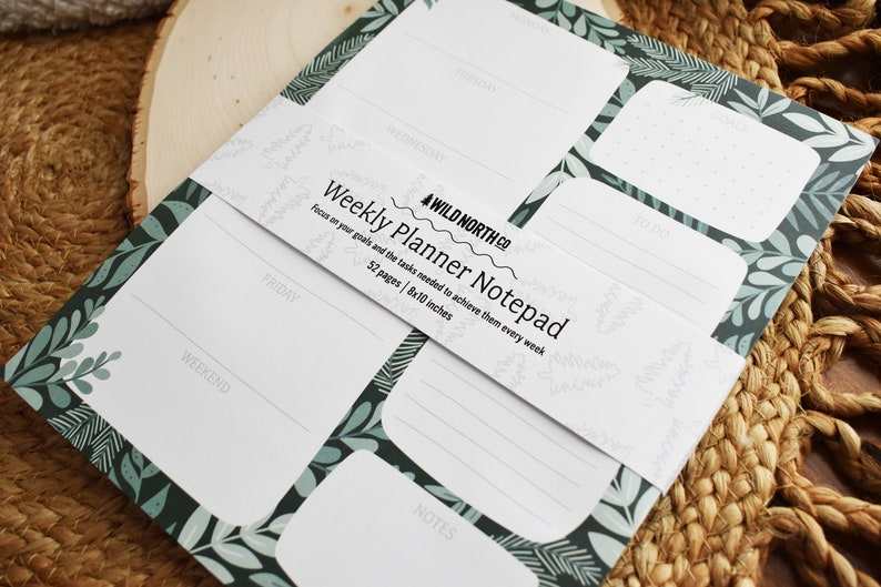 Forest Notepad, Goal Planner, Goal Tracking, Weekly Planner, Nature ...