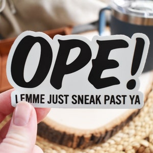 Ope Magnet, Ope Decal, Midwest Magnet, Minnesota Gift, North Dakota ...