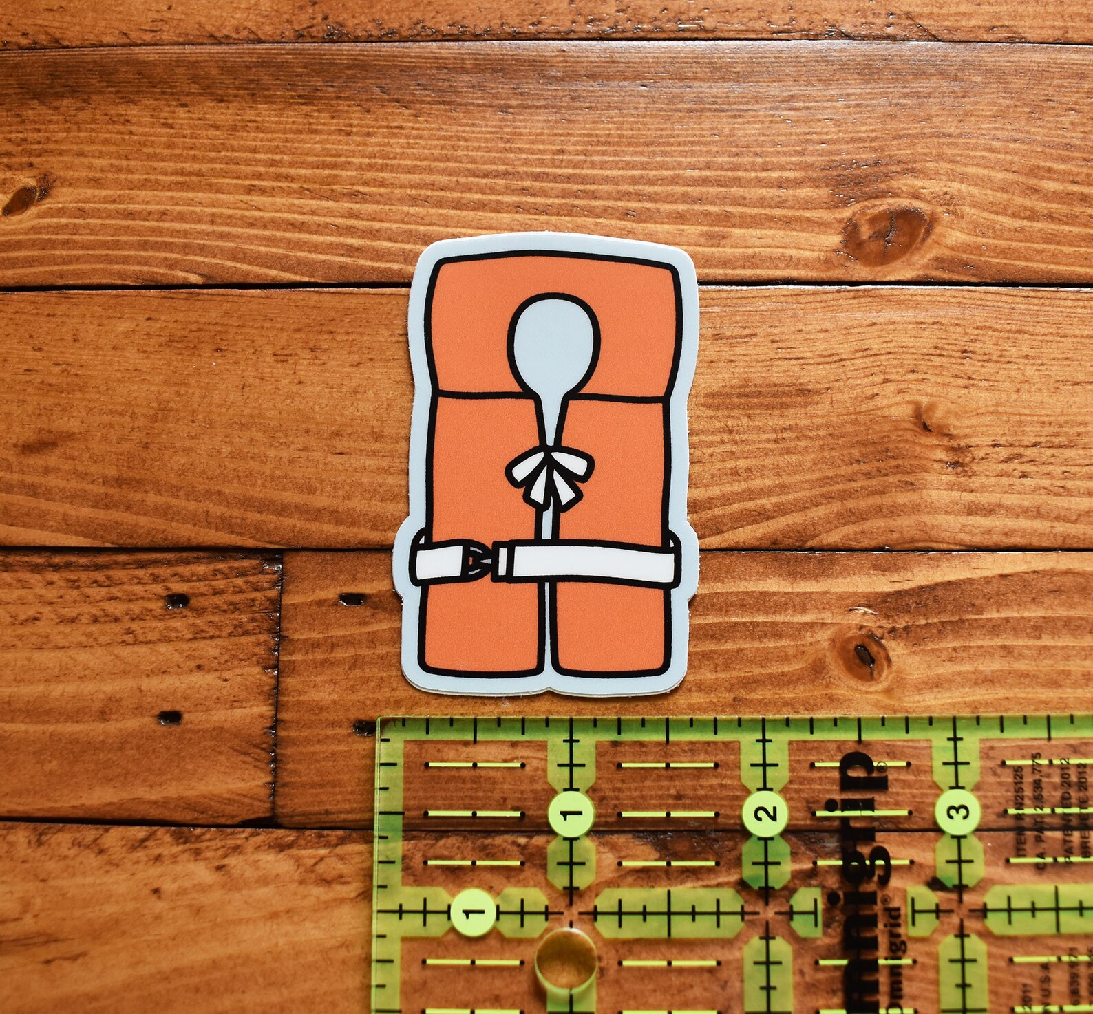 Life Jacket Sticker, Vintage Life Vest, Canoe Sticker, Boat Sticker ...