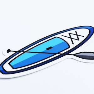 SUP Sticker, Stand up Paddle Board, Lake Life, Cooler Sticker, Outdoor ...