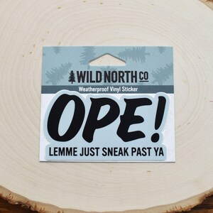 Ope Sticker, Ope Decal, Midwest Decal, Laptop Sticker, Water Bottle ...