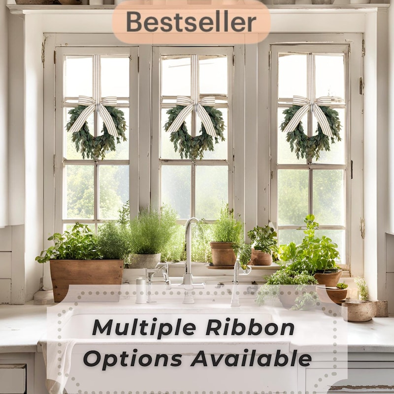 Small Wreath Windows - Etsy