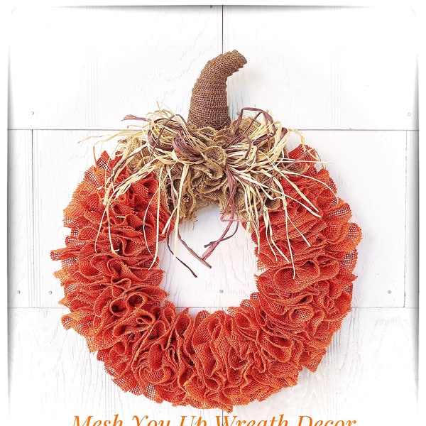 3d Pumpkin Wreath - Etsy