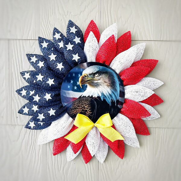 American Eagle Wreath - Etsy
