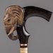Elephant Hand Walking Cane for Men Hand Carved Walking Stick Unique ...