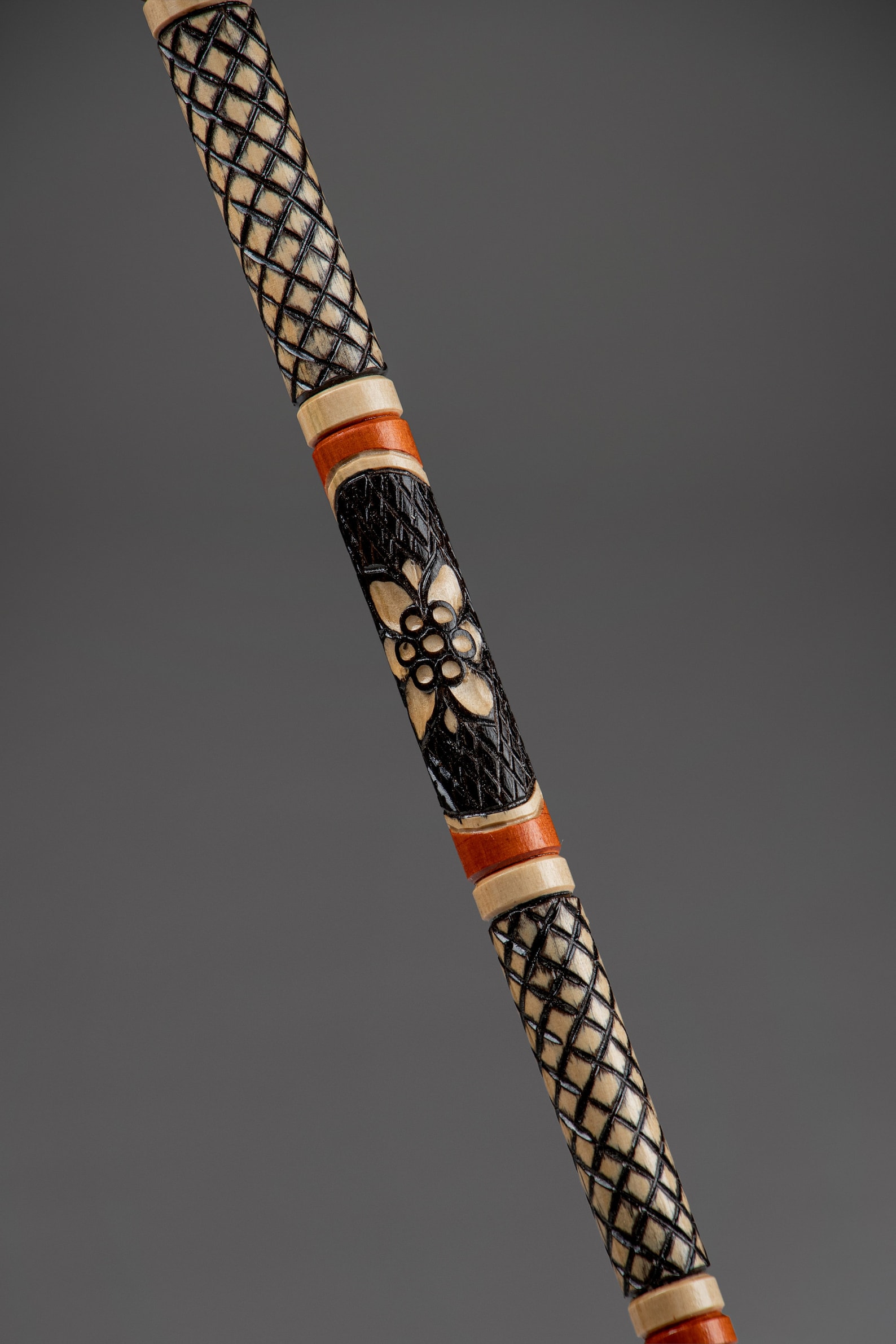 Phoenix Cane Walking Stick Wooden Carved Hand Head Walking Cane Old ...