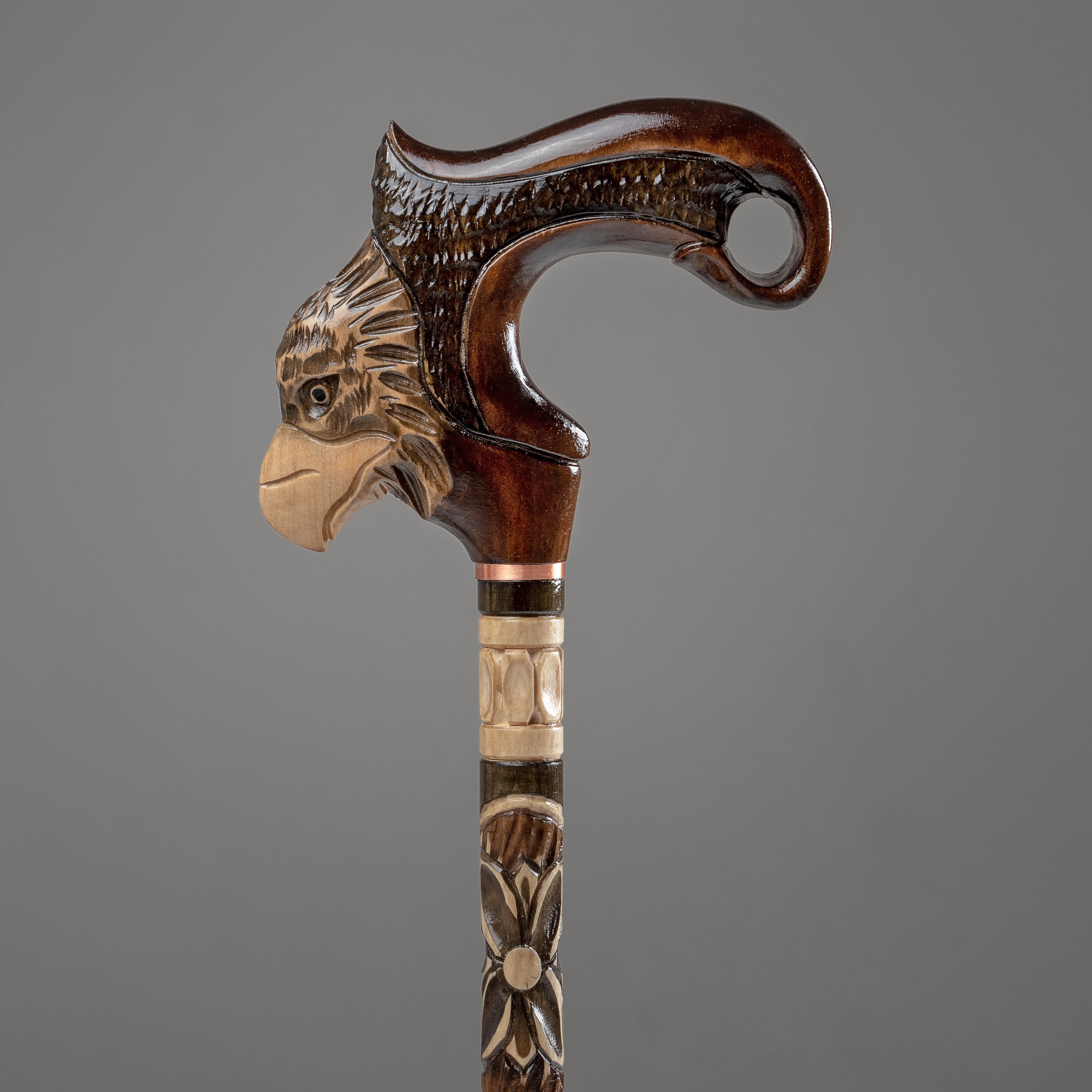 Mens Walking Cane Carved Wooden Cane Fashionable Canes and Walking ...