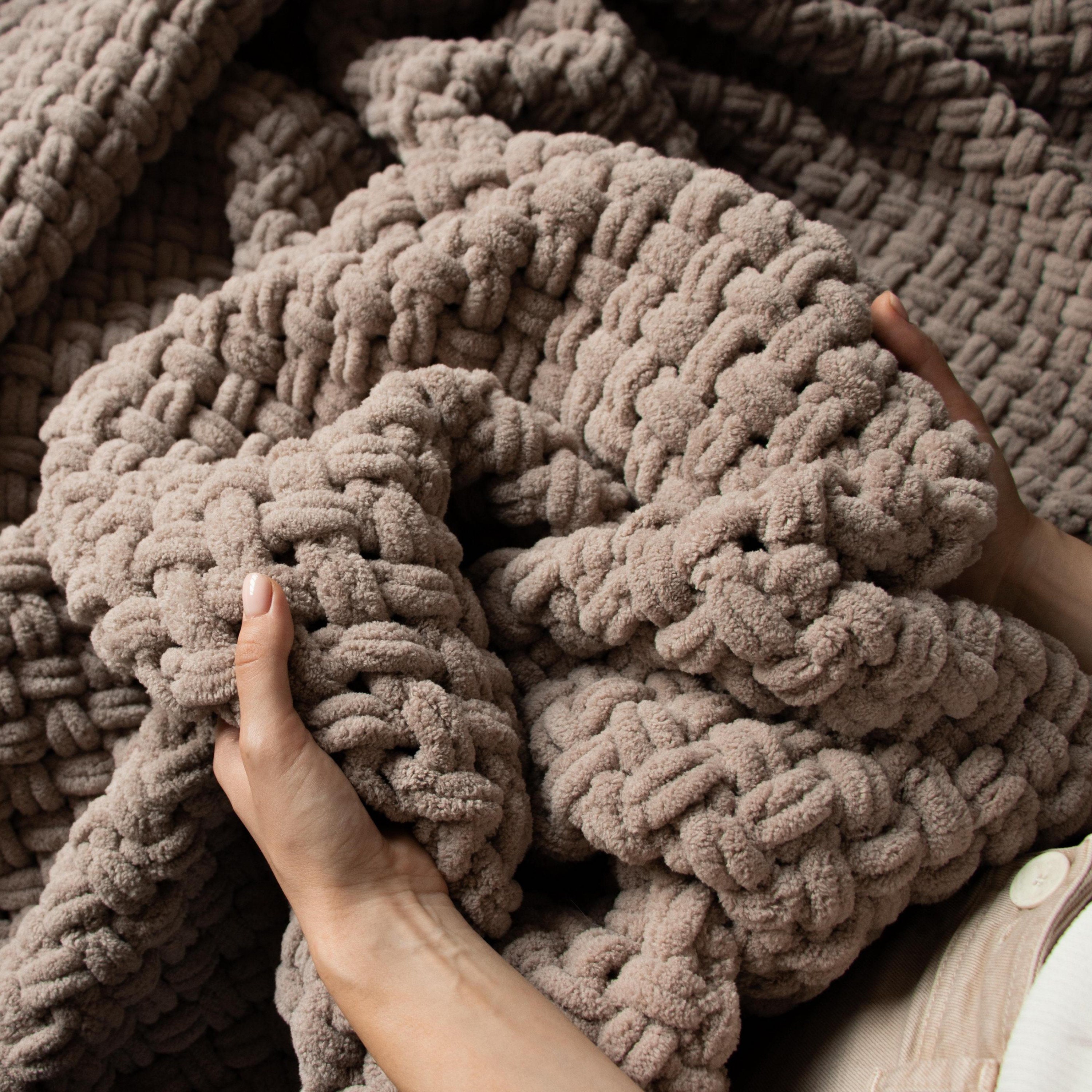 Chenille Blanket Chunky Knit Blanket Knit Chenille Blanket - Etsy Ireland Chenille Blanket Chunky Knit Blanket Knit Chenille Blanket - Etsy Ireland