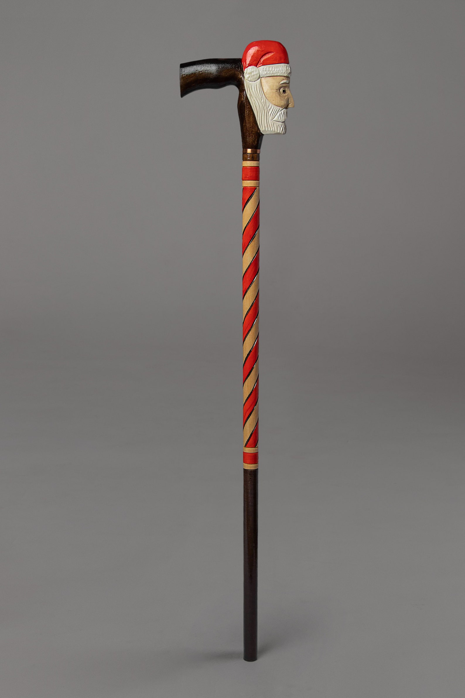 Christmas Cane Santa Claus Walking Stick Desing Handle Candy Cane ...
