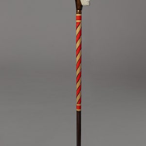 Christmas Cane Santa Claus Walking Stick Desing Handle Candy Cane ...