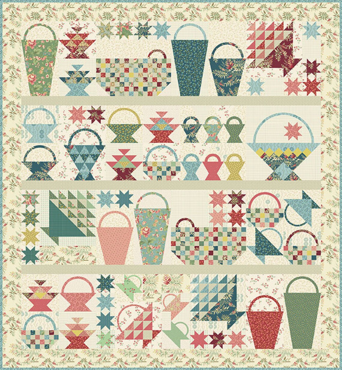 Laundry Basket Quilts Anna's Baskets Block 3 Pattern - Etsy