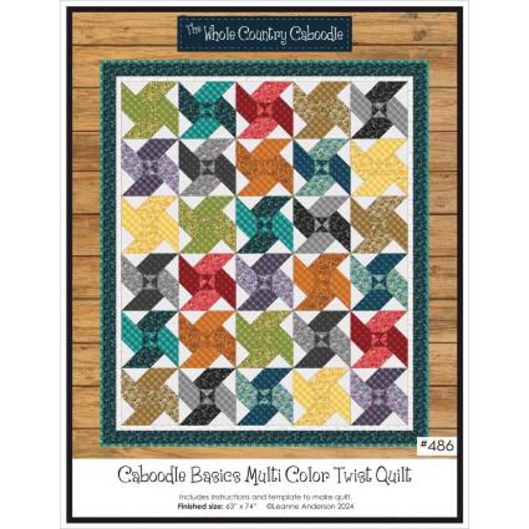The Whole Country Caboodle - Caboodle Basics Multi Color Twist Quilt - Etsy