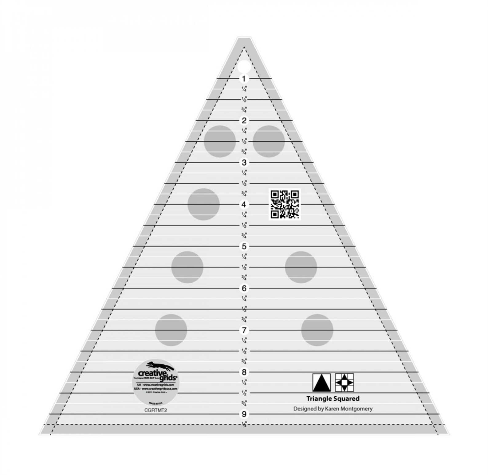 Creative Grids 10 Degree Triangle Rule Triangle Squared Ruler - Etsy