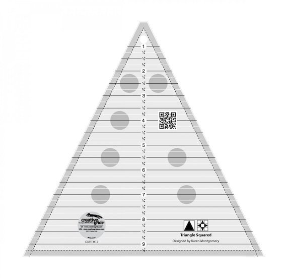 Creative Grids 10 Degree Triangle Rule Triangle Squared Ruler | Etsy