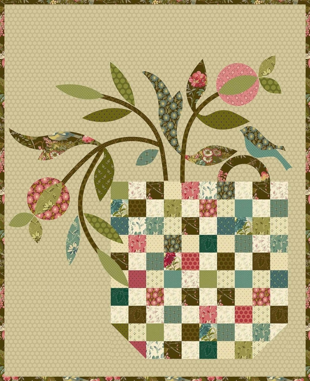 Laundry Basket Quilts, Patchwork Basket - Applique Pattern - Etsy