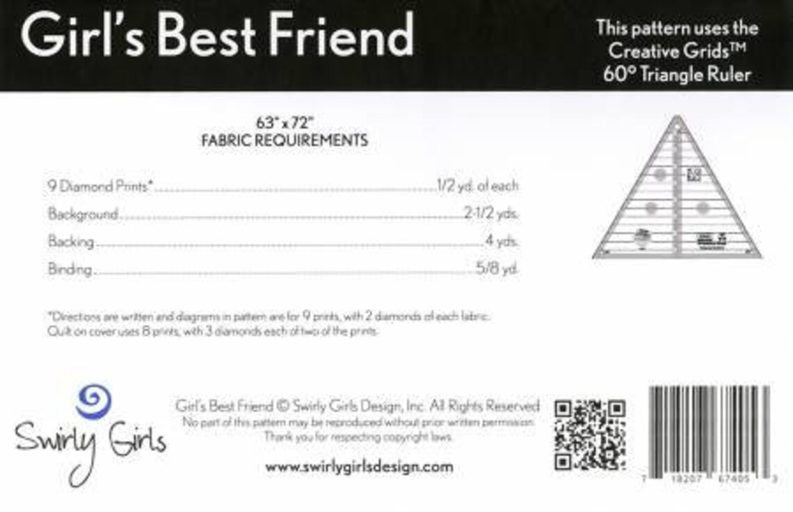 Swirly Girls Design - Girls Best Friend - Pattern - Etsy