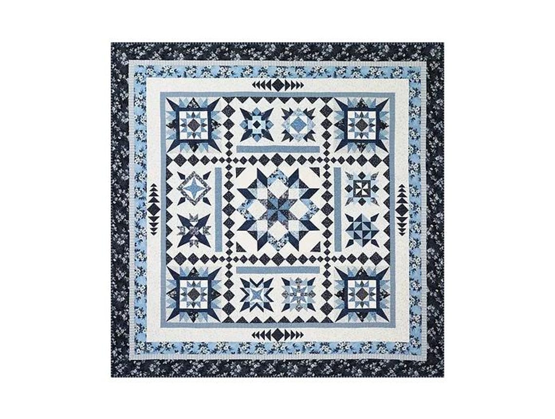 Lakeview Quilts - Azul & Black Jewels Traditional Pieced Quilt Patterns ...