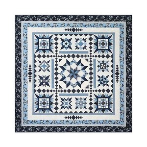 Lakeview Quilts - Azul & Black Jewels Traditional Pieced Quilt Patterns ...