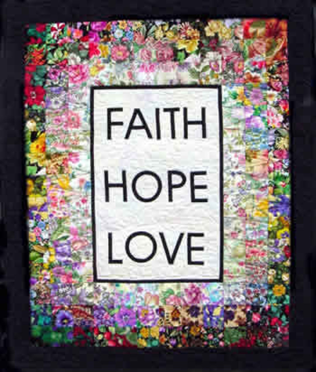 Faith Hope Love - Whims Watercolor Quilt Kit - Precut 2" Squares ...