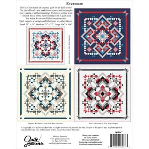 Quilt Moments - Marilyn Foreman - BOM Evermore Pattern - Etsy