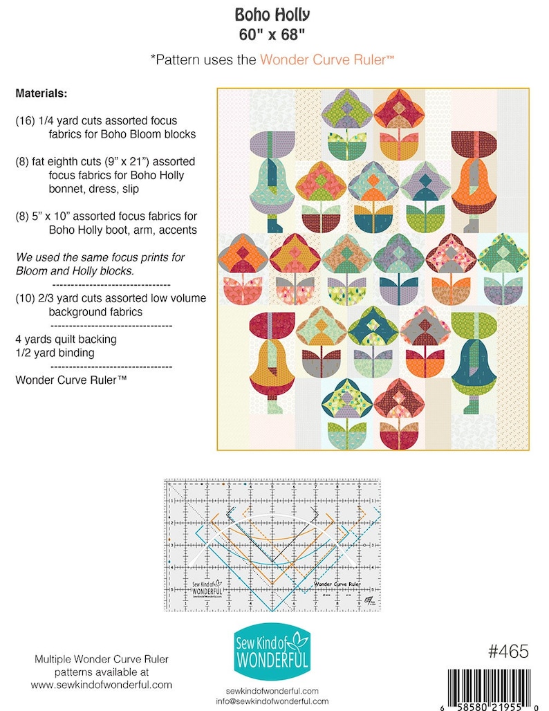 Sew Kind of Wonderful Boho Holly Pattern New - Etsy