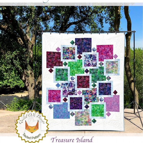 Treasure Island Quilt Pattern - Etsy