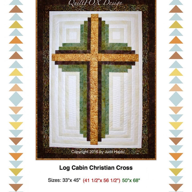 Log Cabin Cross Pattern - Etsy