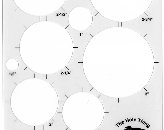 Creative Grids the Hole Thing Template Plastic Quilt Ruler - Etsy